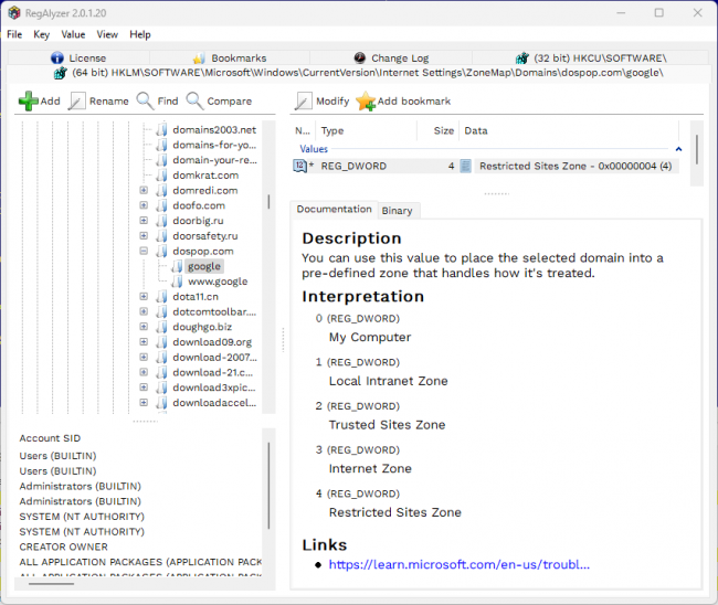 Wrapping Up The Week: Using RegAlyzer to verify possible registry false positives - Spybot Anti ...